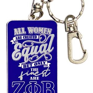 BBGreek Zeta Phi Beta Sorority Paraphernalia - Only The Finest - Keychain Gifts - Official licensed Vendor