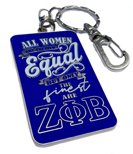 BBGreek Zeta Phi Beta Sorority Paraphernalia - Only The Finest - Keychain Gifts - Official licensed Vendor