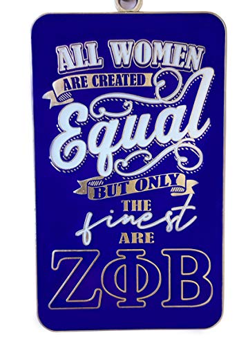 BBGreek Zeta Phi Beta Sorority Paraphernalia - Only The Finest - Keychain Gifts - Official licensed Vendor