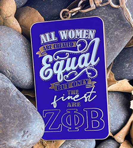 BBGreek Zeta Phi Beta Sorority Paraphernalia - Only The Finest - Keychain Gifts - Official licensed Vendor