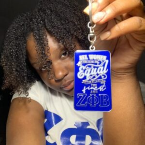 BBGreek Zeta Phi Beta Sorority Paraphernalia - Only The Finest - Keychain Gifts - Official licensed Vendor