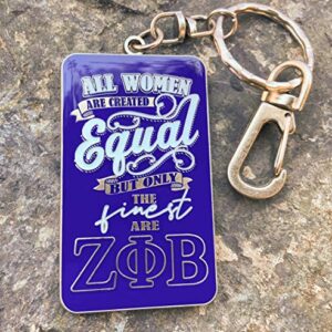 BBGreek Zeta Phi Beta Sorority Paraphernalia - Only The Finest - Keychain Gifts - Official licensed Vendor