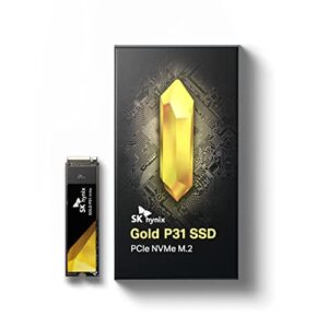 sk hynix gold p31 1tb pcie nvme gen3 m.2 2280 internal ssd, up to 3500mb/s, compact m.2 ssd form factor ssd, internal solid state drive with 128-layer nand flash