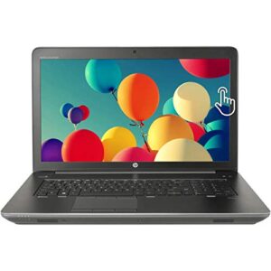 hp zbook 17 g3 touchscreen 17.3 workstation, i7 6820hq 2.7ghz, 32gb ddr4, 1tb ssd, nvidia quadro m3000m, thunderbolt 3, full hd 1080p, webcam, windows 10 pro (renewed)