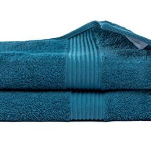 Babiclean Towel Set Absorbent Light Weight and Fast Dry Washcloth Quick Dry Bathroom Hand Towels Durable for Hotel, Spa, Salon and Gym (Hand Towel, Blue)