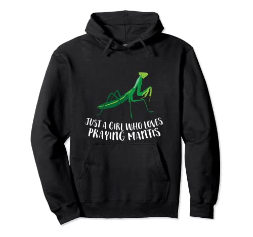 Just a Girl Who Loves Praying Mantis Pullover Hoodie