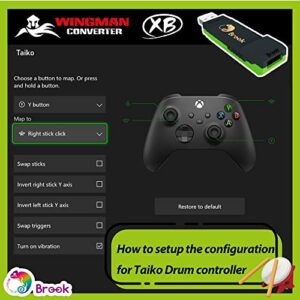 Brook Wingman XB Converter - Support Xbox Series X/S/One/360, PS5/PS4/PS3, Xbox Elite 1/2, Switch Pro Controllers on Xbox Series X/S/One/360 Consoles, Consoles Adapter, Support Turbo and Remap