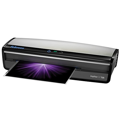 Fellowes Jupiter 2 125 Laminator with 10 Pouches, 12.5 Inch (5734101), Black & Grey and Thermal Laminating Pouches, 3mil Letter Size Sheets, 9 x 11.5, 200 Pack, Clear (5743401)