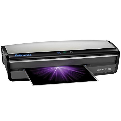 Fellowes Jupiter 2 125 Laminator with 10 Pouches, 12.5 Inch (5734101), Black & Grey and Thermal Laminating Pouches, 3mil Letter Size Sheets, 9 x 11.5, 200 Pack, Clear (5743401)