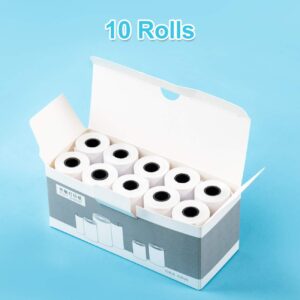 10 Rolls Print Paper for Kids Instant Print Camera Refill Print Paper Works with MINIBEAR VTech Kidizoom Camera, Zero Ink Thermal Paper Fit for Most Kids Instant Camera