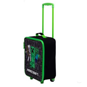 Bioworld MINECRAFT Rolling Luggage, 14" Pilot Case