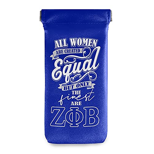 Bad Bananas BBGreek Zeta Phi Beta Paraphernalia - Eyeglasses or Sunglasses Pouch/Case - Sorority Gifts for Women - Official Vendor