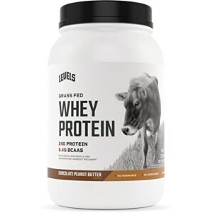 levels grass fed 100% whey protein, no gmos, chocolate peanut butter, 2lb