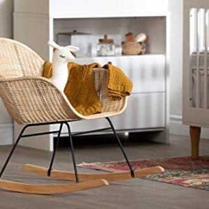 South Shore Balka Rocking Chair, Rattan