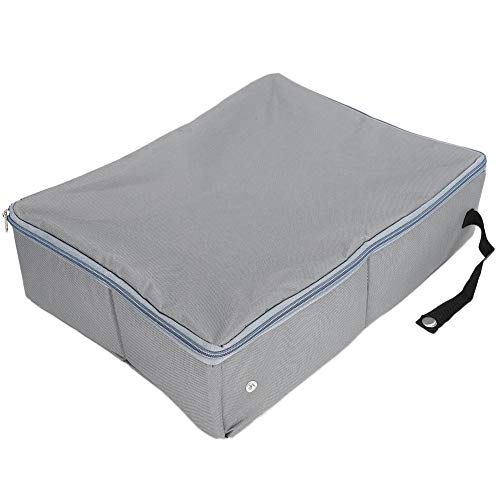 Cat Toilet, Portable Cat Toilet Cat Toilet with Cover Waterproof Cat Litter Box Cat Litter Box, Easy Clean Portable for Outdoor Camping(gray, L)