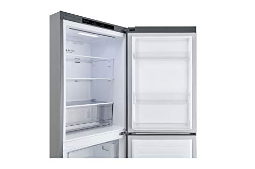 LG LRBNC1104S 24" Bottom Freezer Refrigerator with 10.8 Cu. Ft. Capacity, Door Cooling+, Smart Inverter Compressor, Tempered Glass Shelves, Digital Controls, PrintProof™ Finish, ENERGY STAR® Qualified