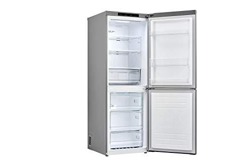 LG LRBNC1104S 24" Bottom Freezer Refrigerator with 10.8 Cu. Ft. Capacity, Door Cooling+, Smart Inverter Compressor, Tempered Glass Shelves, Digital Controls, PrintProof™ Finish, ENERGY STAR® Qualified