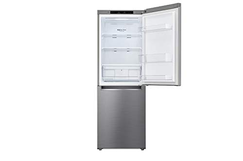 LG LRBNC1104S 24" Bottom Freezer Refrigerator with 10.8 Cu. Ft. Capacity, Door Cooling+, Smart Inverter Compressor, Tempered Glass Shelves, Digital Controls, PrintProof™ Finish, ENERGY STAR® Qualified