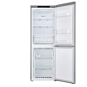 LG LRBNC1104S 24" Bottom Freezer Refrigerator with 10.8 Cu. Ft. Capacity, Door Cooling+, Smart Inverter Compressor, Tempered Glass Shelves, Digital Controls, PrintProof™ Finish, ENERGY STAR® Qualified