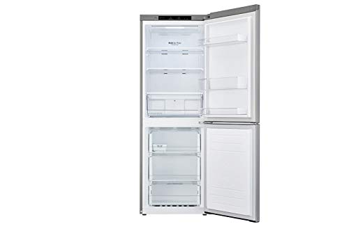 LG LRBNC1104S 24" Bottom Freezer Refrigerator with 10.8 Cu. Ft. Capacity, Door Cooling+, Smart Inverter Compressor, Tempered Glass Shelves, Digital Controls, PrintProof™ Finish, ENERGY STAR® Qualified