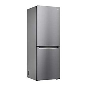 LG LRBNC1104S 24" Bottom Freezer Refrigerator with 10.8 Cu. Ft. Capacity, Door Cooling+, Smart Inverter Compressor, Tempered Glass Shelves, Digital Controls, PrintProof™ Finish, ENERGY STAR® Qualified