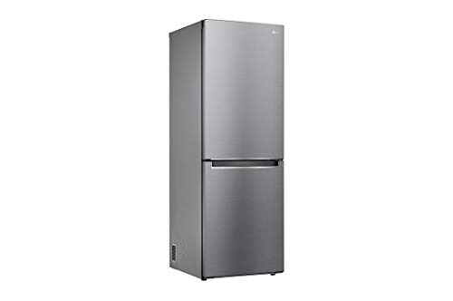 LG LRBNC1104S 24" Bottom Freezer Refrigerator with 10.8 Cu. Ft. Capacity, Door Cooling+, Smart Inverter Compressor, Tempered Glass Shelves, Digital Controls, PrintProof™ Finish, ENERGY STAR® Qualified