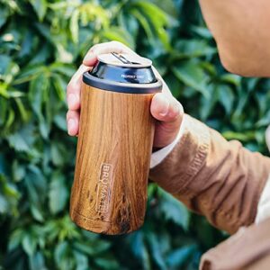 BrüMate Hopsulator Trio 3-in-1 Insulated Can Cooler for 12oz / 16oz Cans + 100% Leak Proof Tumbler with Lid | Can Coozie Insulated for Beer, Soda, and Energy Drinks (Dark Aura)