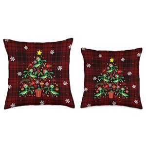 Praying Mantis Gift Cute Christmas Praying Mantis Christmas Ornament Tree Pet Funny Gift Throw Pillow, 16x16, Multicolor