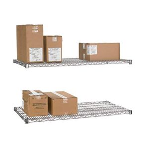 Regal Altair 14" x 48" Chrome Wire Shelving |Pack of 2 Shelves| Heavy Duty NSF Storage Shelves