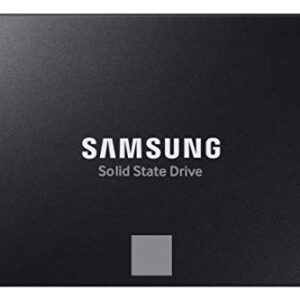 SAMSUNG 870 EVO 4TB 2.5 Inch SATA III Internal SSD (MZ-77E4T0B/AM) , Black