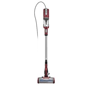 shark hz602 ultralight pet pro corded stick vacuum with powerfins & self-cleaning brushroll, perfect for pets, converts to hand vacuum, pet power brush, crevice & upholstery tools, comet red