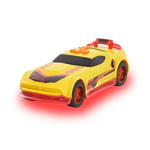 Hot Wheels Glow Riders 3-Pack Set, Red Teal and Yellow Toy Cars with Lights and Sounds, Amazon Exclusive, by Just Play