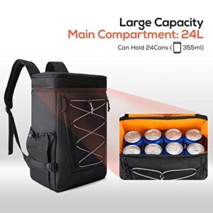 TOURIT Backpack Cooler Leakproof Insulated Cooler Backpack Large Capacity Lightweight Soft Cooler Bag for Men Women to Picnics, Camping, Hiking, Beach, Park or Day Trips