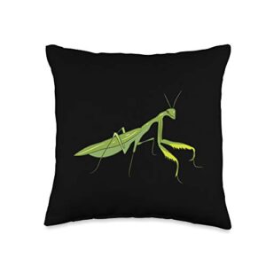 cute praying mantis tees and gifts cute love funny praying mantis throw pillow, 16x16, multicolor