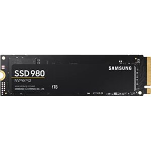 samsung 980 ssd 1tb pcle 3.0x4, nvme m.2 2280, internal solid state drive, storage for pc, laptops, gaming and more, hmb technology, intelligent turbowrite, speeds of up-to 3,500mb/s, mz-v8v1t0b/am