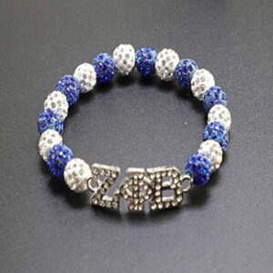 TONGXIN ZPB Sorority Paraphernalia Gift ZPB Greek Sorority Jewelry Gift for Finer Women (Bracelet1)