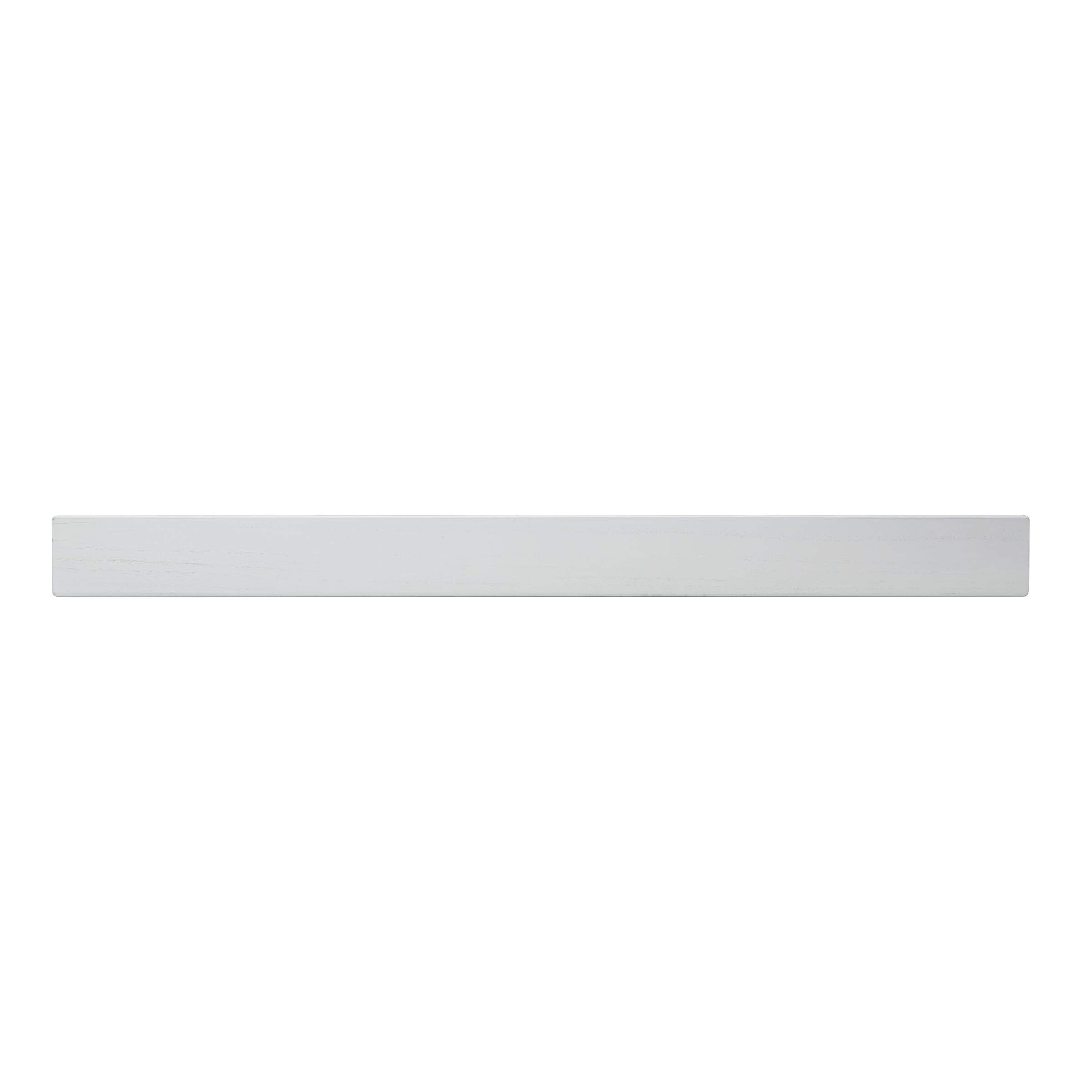 Mikasa Chunky Shelf for Bedroom, Living Room, Bathroom, Kitchen, Nursery with Pole Mount, 36-Inch, White