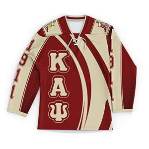 bad bananas kappa alpha psi fraternity - hockey jersey - curved - official vendor