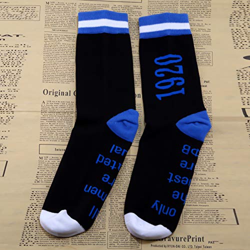 G2TUP Zeta Finer Women Crew Socks Gift 1920 Greek Sorority Gift for Sorority Sister Future Only the Finest are Z (Only the Finest are Z)