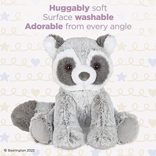 Bearington Ringo Plush Raccoon Stuffed Animal, 10.5 Inch