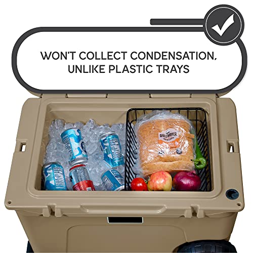 Cooler Basket for YETI Tundra Haul, YETI Roadie 48, and YETI Roadie 60 - Wire Cooler Rack for YETI Wheeled Coolers - Compatible with YETI Cooler Accessories, Cooler Dividers, and YETI Accessories