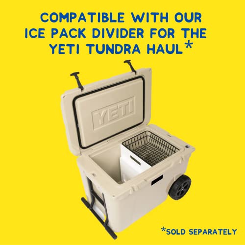 Cooler Basket for YETI Tundra Haul, YETI Roadie 48, and YETI Roadie 60 - Wire Cooler Rack for YETI Wheeled Coolers - Compatible with YETI Cooler Accessories, Cooler Dividers, and YETI Accessories