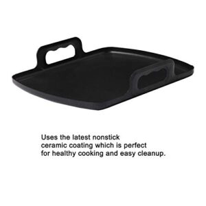 Lawenme Grill Griddle Plate for the Ninja Foodi Indoor Grill Griddle Models AG300, AG300C, AG301, AG301C, AG302, AG400, IG301A