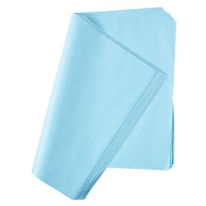 160 sheets blue tissue paper for gift wrapping bags, bulk set for birthday party, holidays, art and crafts (15 x 20 in)