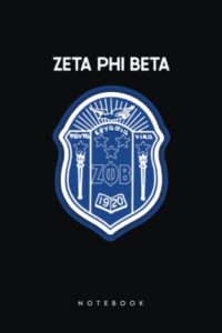 zeta phi beta: notebook: zeta phi beta sorority gift for women | sorority journal