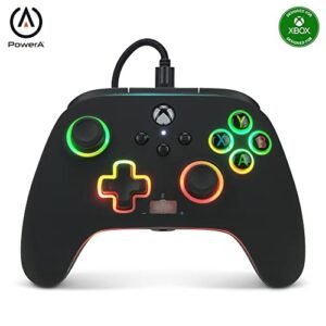 powera spectra infinity enhanced wired controller for xbox series x|s- black