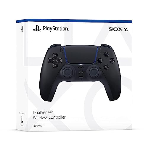 Sony Official Playstation 5 Dualsense Wireless Controller - Midnight Black (PS5) (PS5)