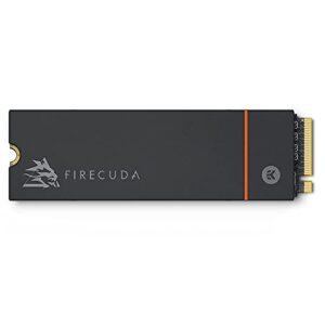 seagate firecuda 530 2tb internal solid state drive - m.2 pcie gen4 ×4 nvme 1.4, ps5 ssd, 3d tlc nand, 2550 tbw, 1.8m mtbf, heatsink, rescue services (zp2000gm3a023)