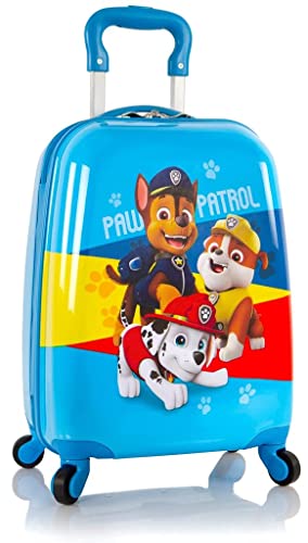 Heys Nickelodeon Paw Patrol 18-Inch Kids-Friendly, Lightweight, Durable Spinner Luggage with 4 Spinner Wheels and Telescopic Handle System