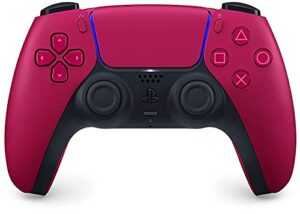 playstation dualsense wireless controller cosmic red (renewed)